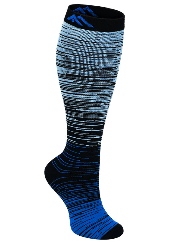 1-Pair Blue Gradient Compression Socks（20-30mmHg） | Actinput – ACTINPUT ...